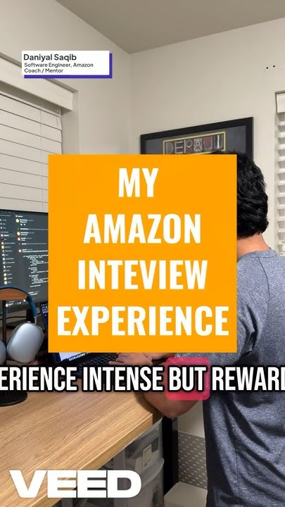 My Amazon Interview Experience (which obviously went well) - YouTube