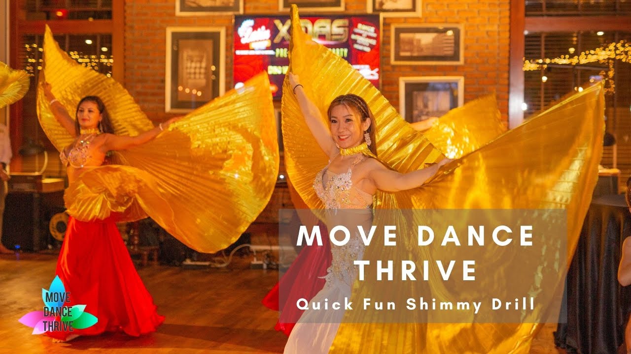 Move Dance Thrive! Quick fun shimmy drill! - YouTube
