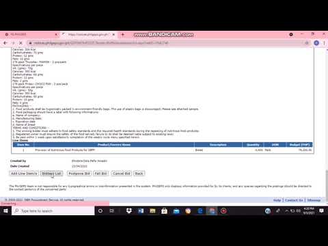 How to Create Notice of Award (Posting of Award) in PhilGEPS