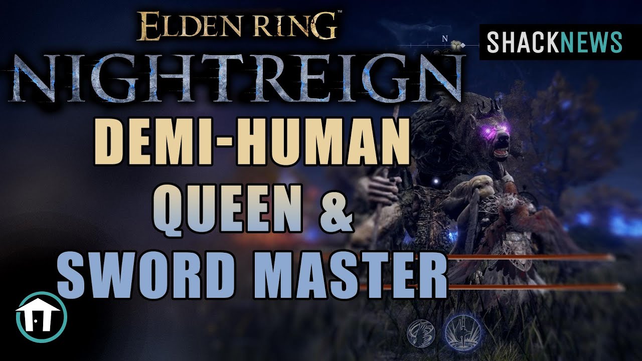 Elden Ring Nightreign - Demi-Human Queen & Sword Master Boss Fight ...