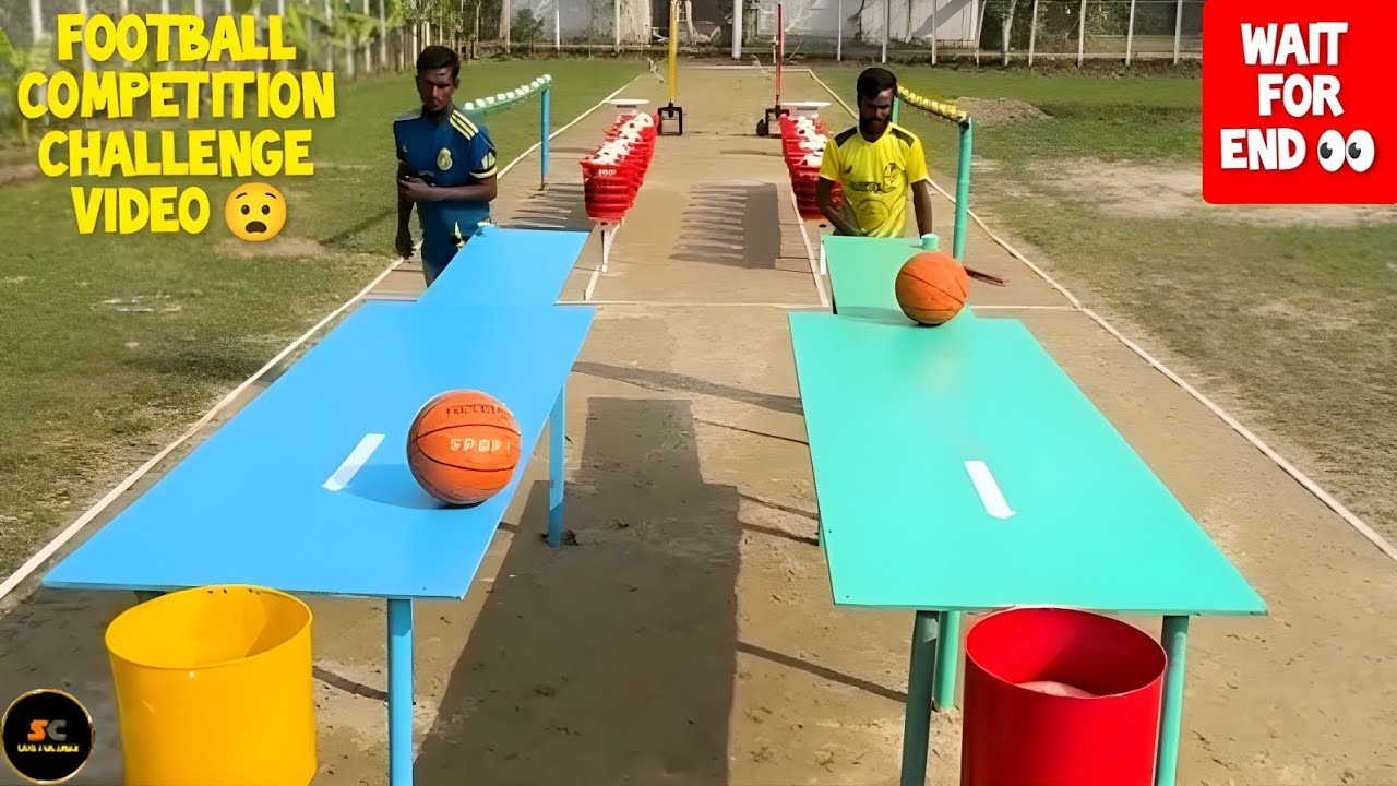 Football Competition Challenge Video 😧 || फुटबॉल कंपटीशन | Wait For End ...