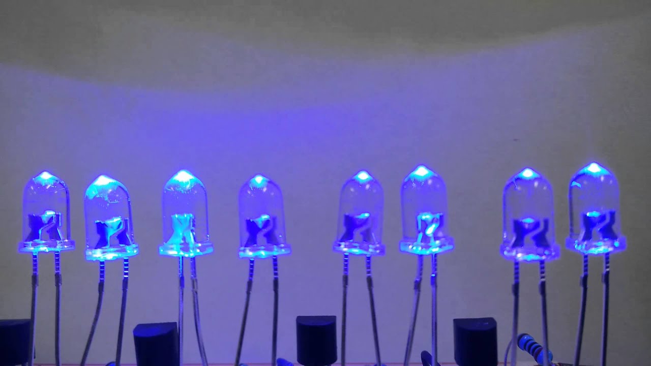Varying Frequencies on Dancing Lights Project - YouTube