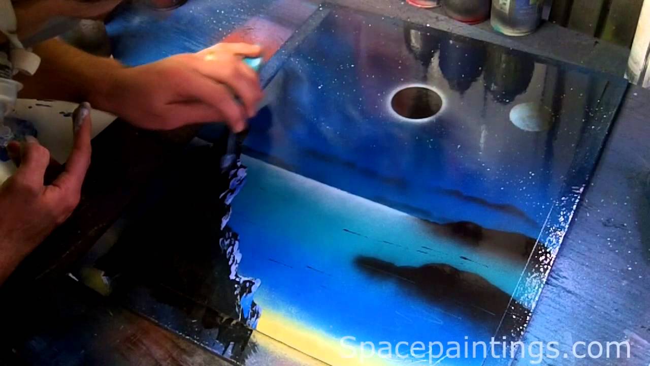 Total Eclipse Painting - YouTube
