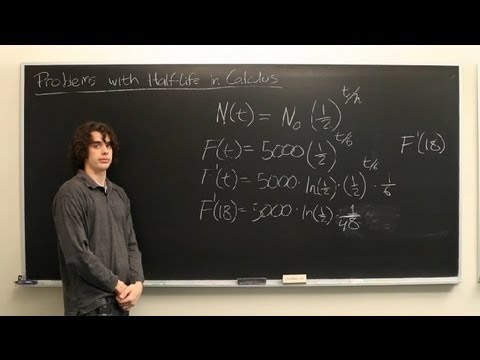 Problems With Half-Life in Calculus : Calculus Explained | Video ...