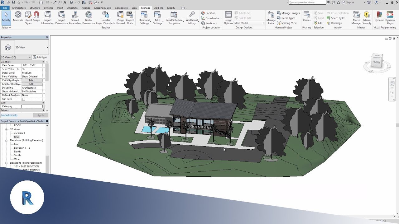 Learn Revit - Starting View - YouTube