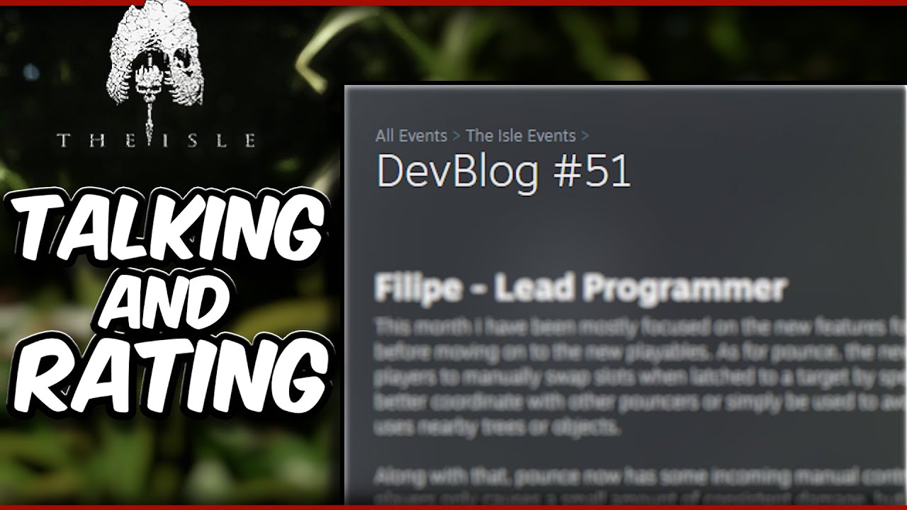 Talking About DevBlog #51 | The Isle Evrima - YouTube