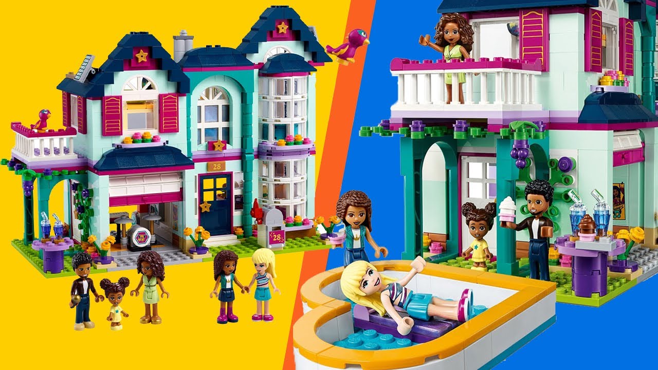 Lego Friends 41449 Andrea´s Family House- Lego Friends Speed Build ASMR ...