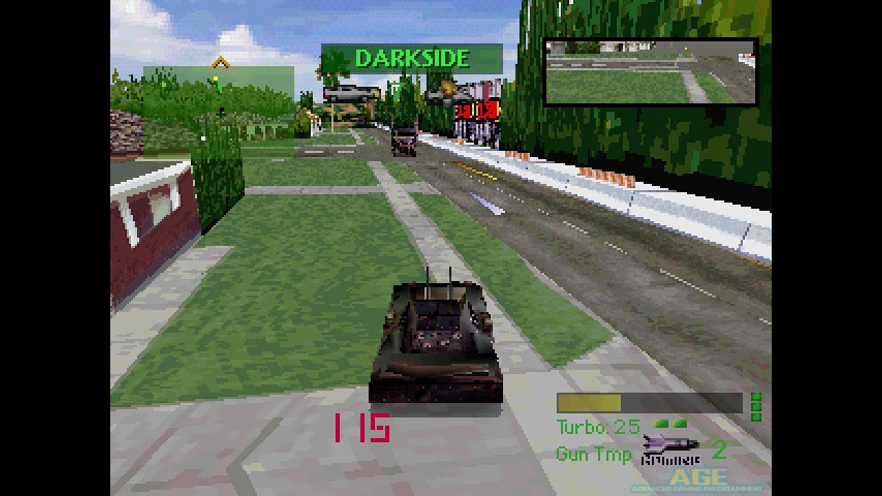 Twisted Metal (PSX) Longplay - Roadkill Playthrough - YouTube