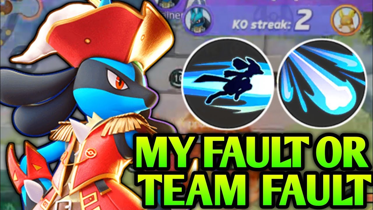 This max Damage Lucario Build is insane 🔥 Pokemon Unite | gameplay ...