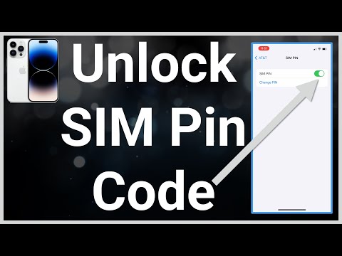 How To Unlock SIM Pin On iPhone - YouTube