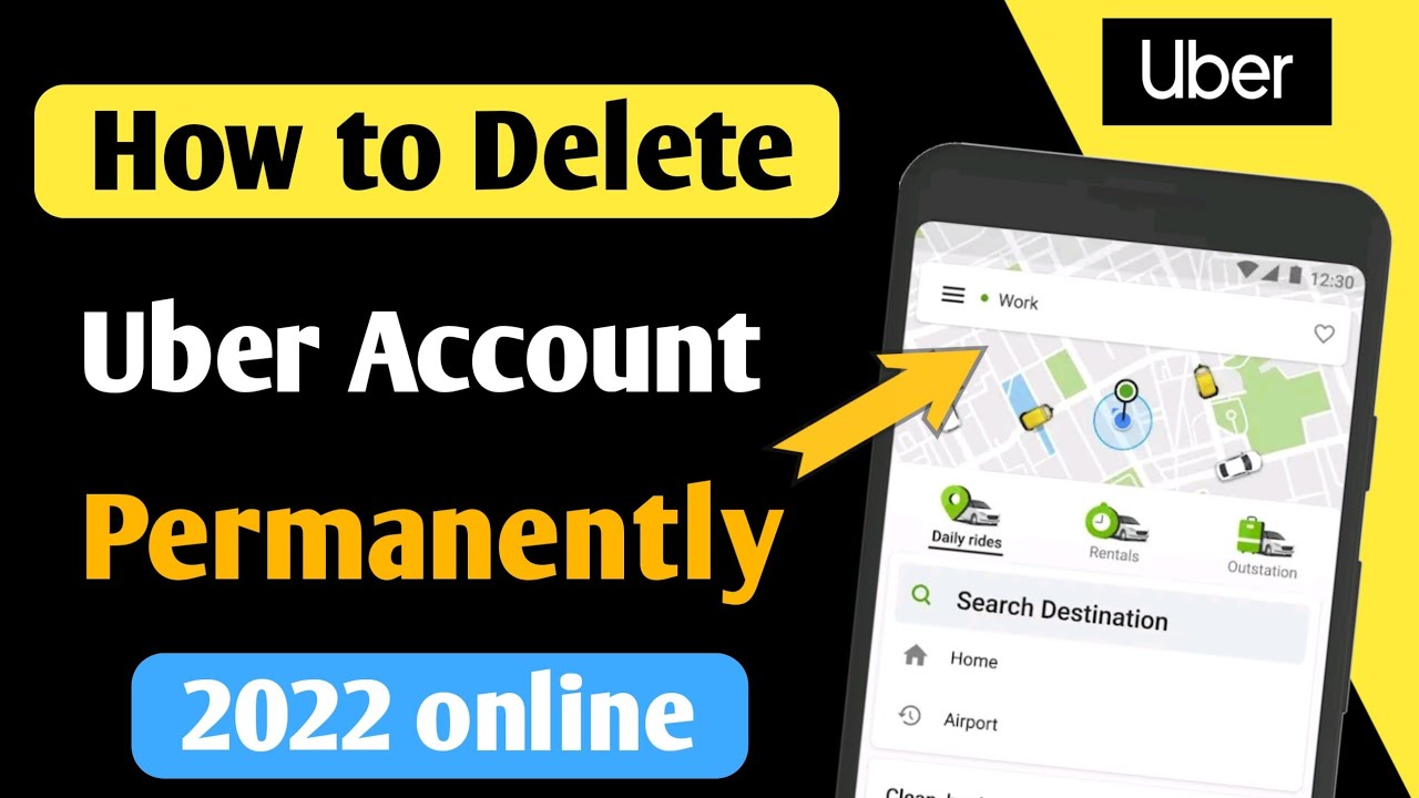 how to delete Uber account | Uber account delete kaise kare - YouTube