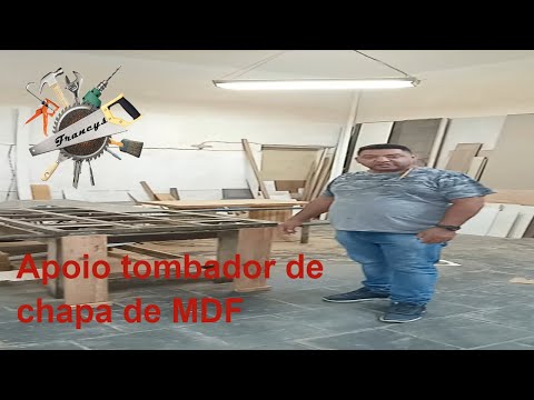 Tombador de apoio para chapa de MDF - Dica do marceneiro👍🏽