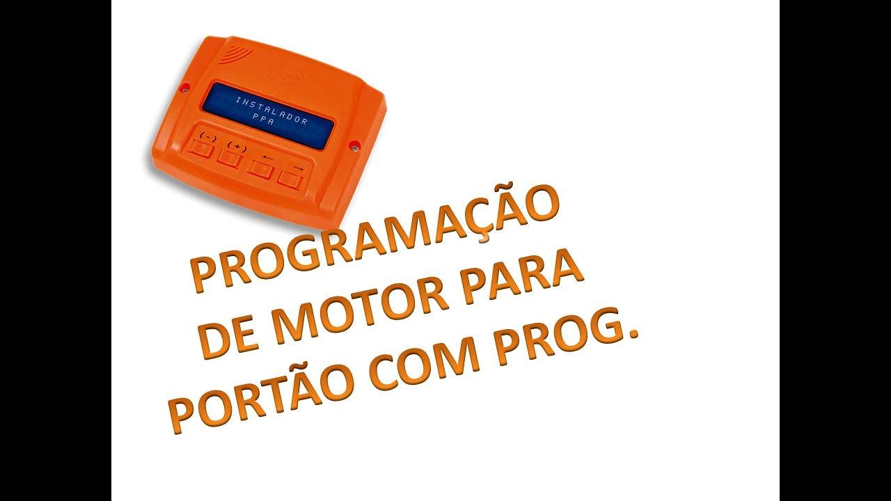COMO PROGRAMAR PORTÃO ELETRÔNICO JET FLEX PELO PROGRAMADOR. - YouTube