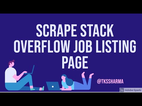 Scraping web with Node JS || Puppeteer and Cheerio || Scrape Stack Overflow Jobs #07 - YouTube