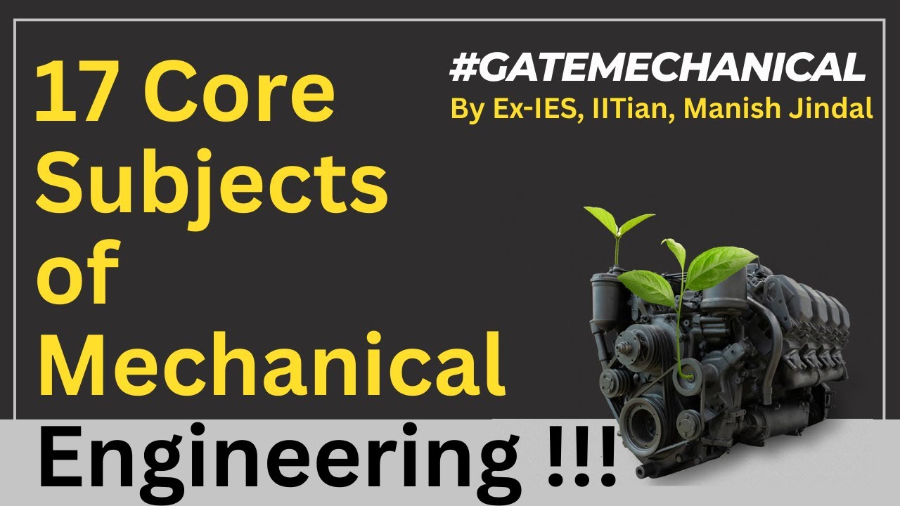 17 Core Subjects of Mechanical Engineering asked in Mechanical Exams ...