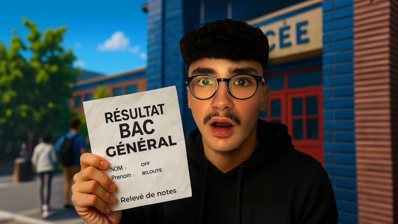 JE DÉCOUVRE les RÉSULTATS de mon BAC… (j’étais PAS prêt 😱) - YouTube