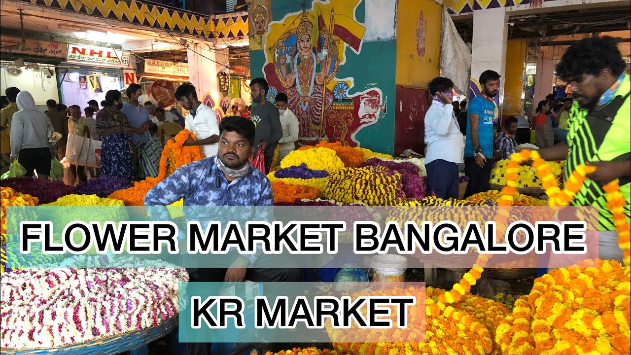 FLOWER MARKET BANGALORE/KR MARKET/WHOLESALE MARKET# ...