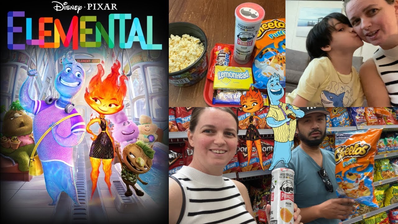 Elemental Movie Watch Party! SOO Many Snacks! - YouTube