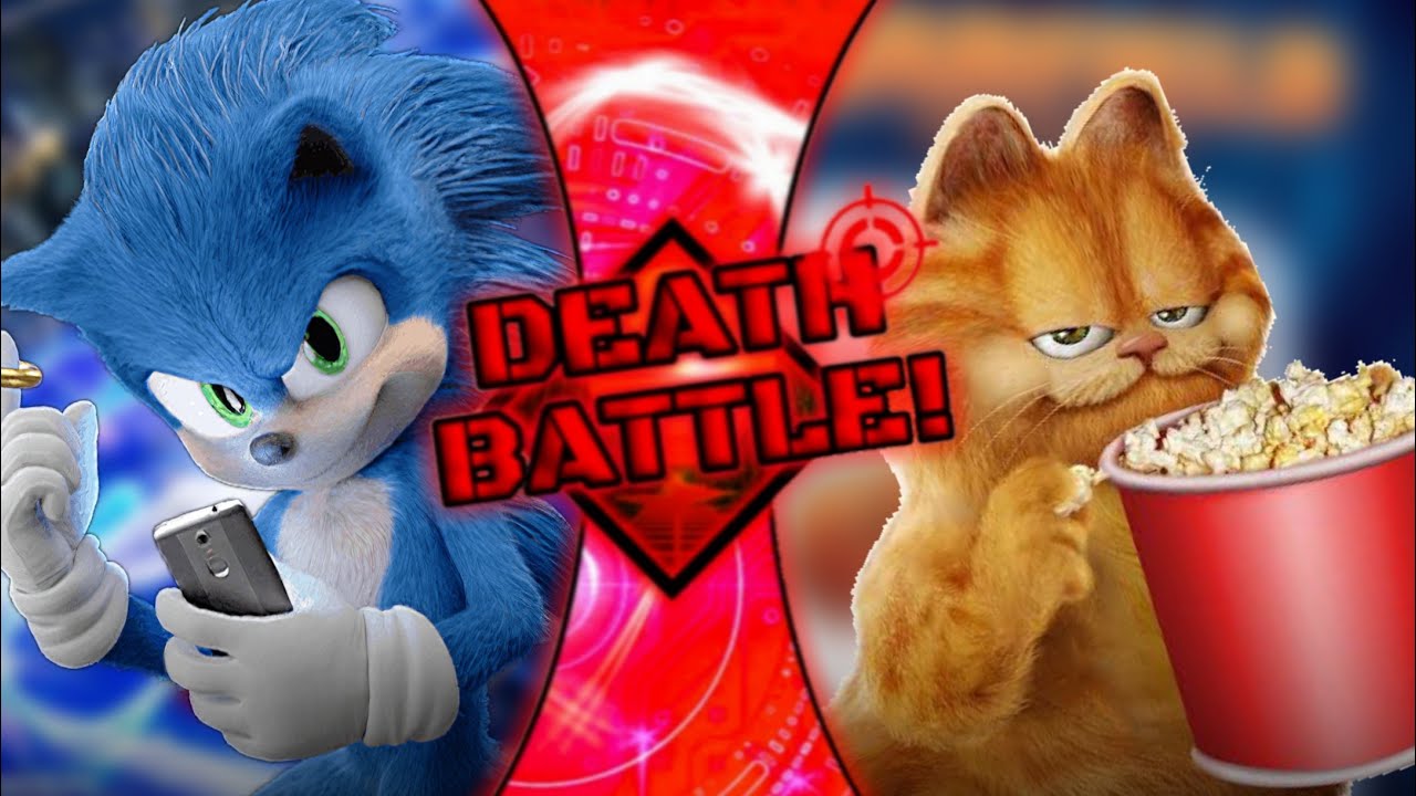 Fan Made Joke Death Battle Trailer: Movie Garfield Vs Movie Sonic (20th Century/Paramount) S4 ...