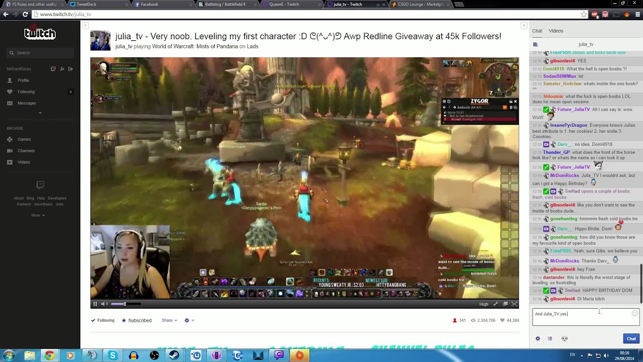 Julia TV Sings Me Happy Birthday - YouTube