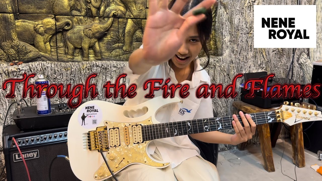 Through the Fire and Flames - DragonForce (Cover By Nene Royal) - YouTube