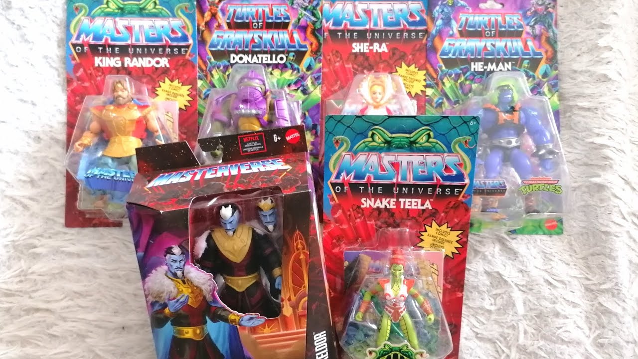 Masters of the Universe Haul, MOTU, Origins and Revolution - YouTube