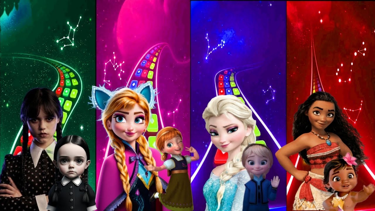 Wednesday Addoms, Elsa Frozen let it go, Into The Unknown, Build a ...