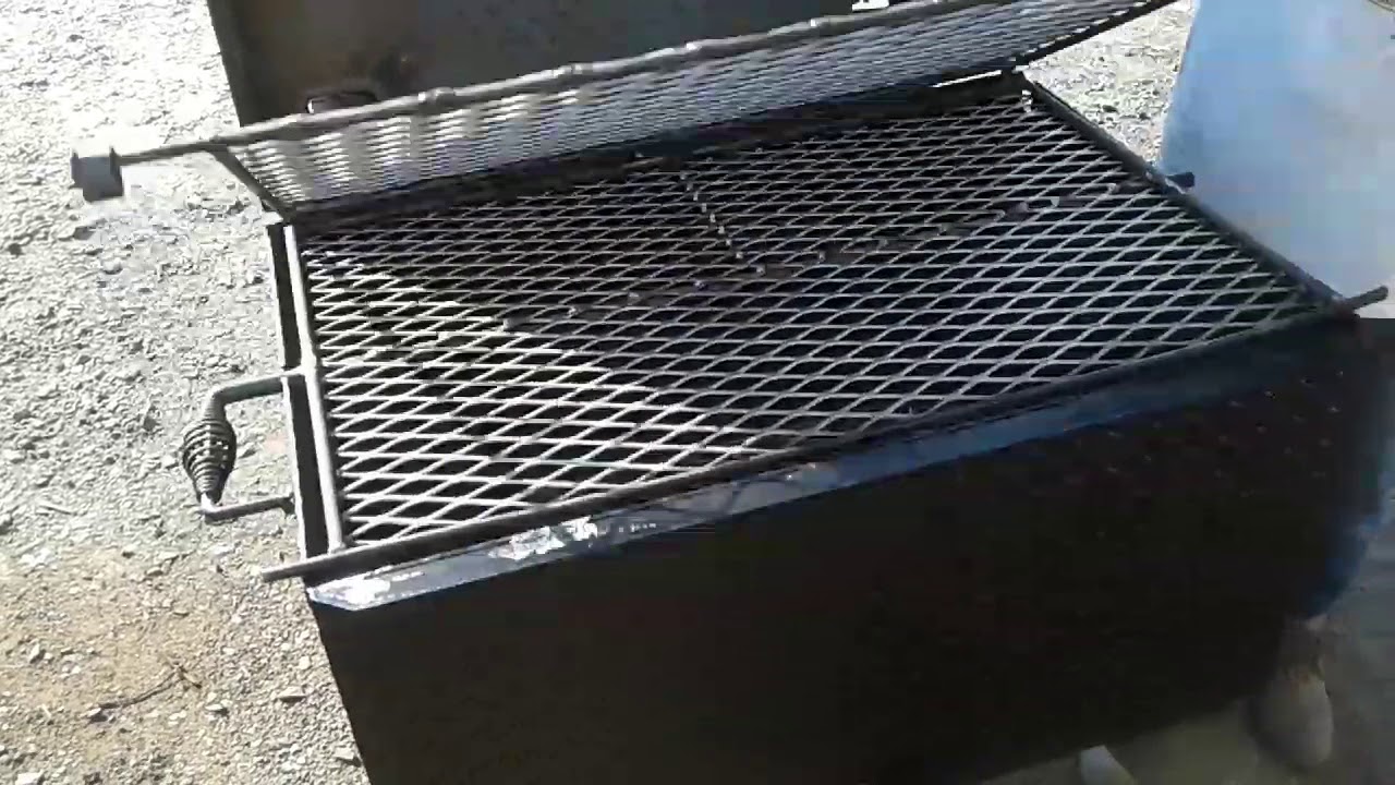 Custom Metal Projects Flip Grill - YouTube