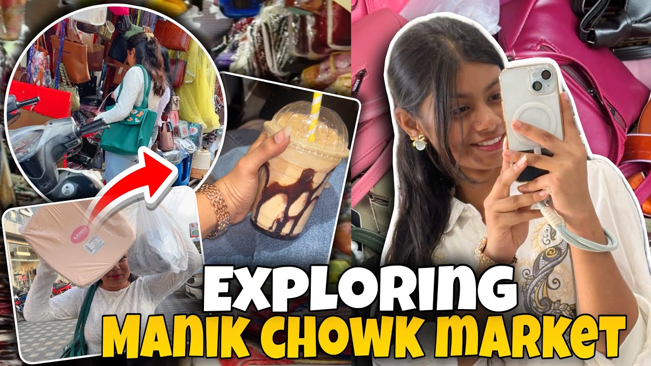 Sunday Shopping Vlog ️||Exploring Manik Chowk Market in Jhansi😁🥂 - YouTube