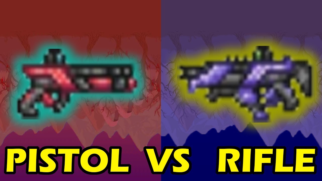 Dart Pistol vs Dart Rifle | The Best Dart Weapon? | Terraria 1.4.1 ...