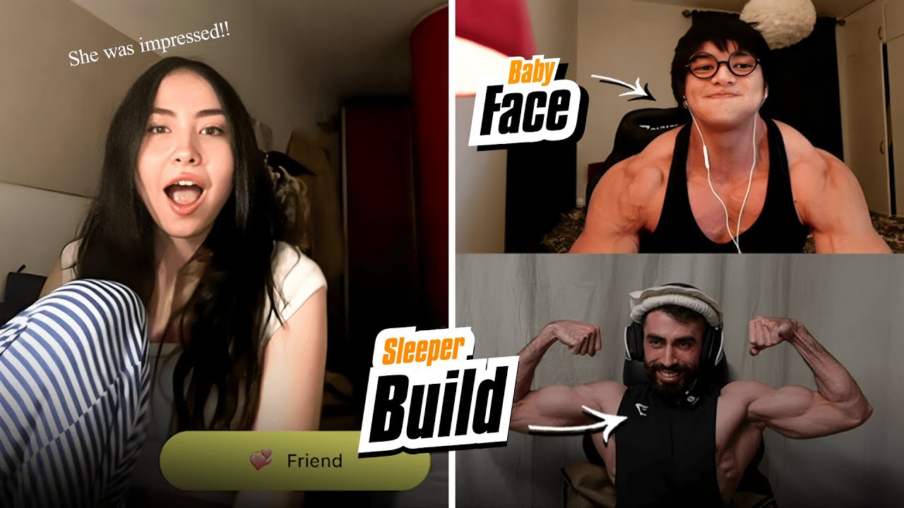 Baby Face & Sleeper Build Duo 💪 Part 3 | Flexing & Trolling Omegle ...