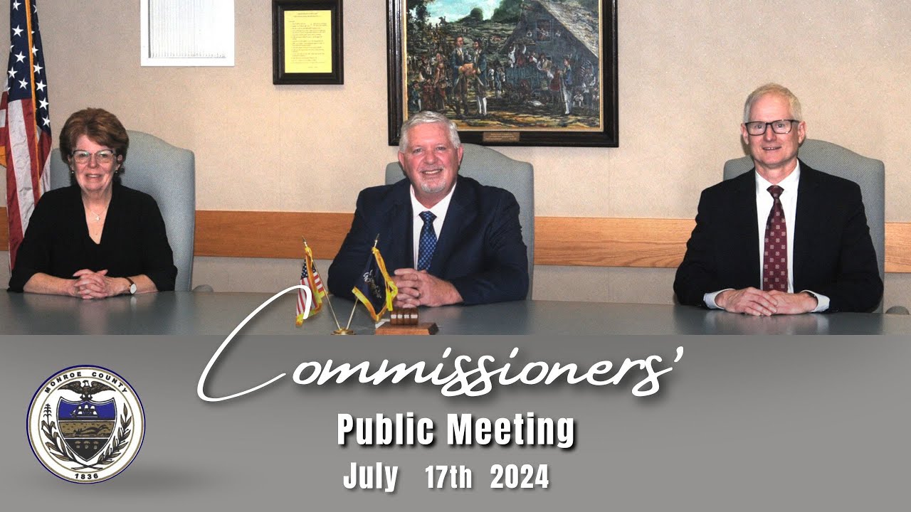 Commissioners Public Meeting- July 17th - YouTube