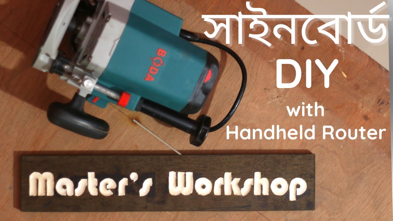 Wooden Sign Board Making - YouTube