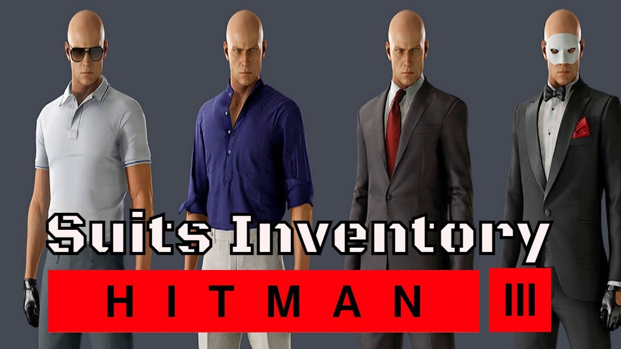 HITMAN 3 : Suits Inventory Showcase - YouTube