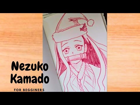 Drawing Nezuko Kamado || Colored Pencil Art From Sketch to Finish ...