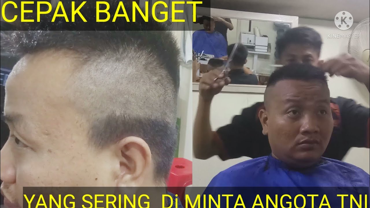 Model Cepak Sering Di Minati Angota Tni Kaspi Pangkas Rambut Youtube