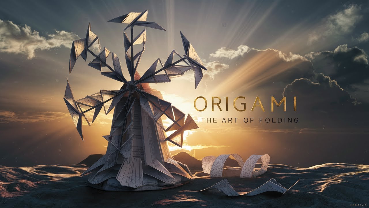 Origami - How to make a Windmill - YouTube