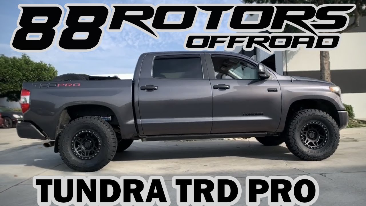 2018-2019 Toyota Tundra TRD Pro Kings Lift & CHOPPED For 35's - YouTube