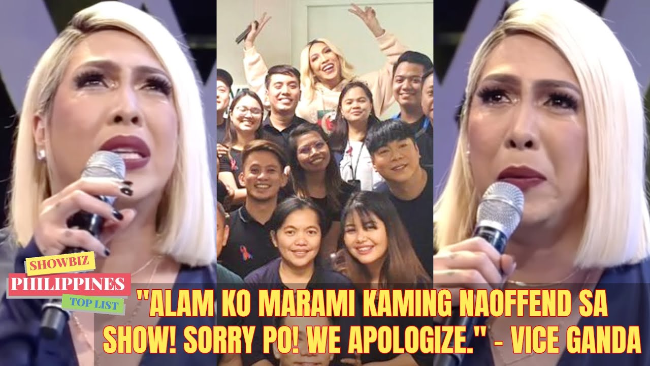 Vice Ganda PUBLIC APOLOGY upon CLOSING of the show Gandang Gabi Vice ...