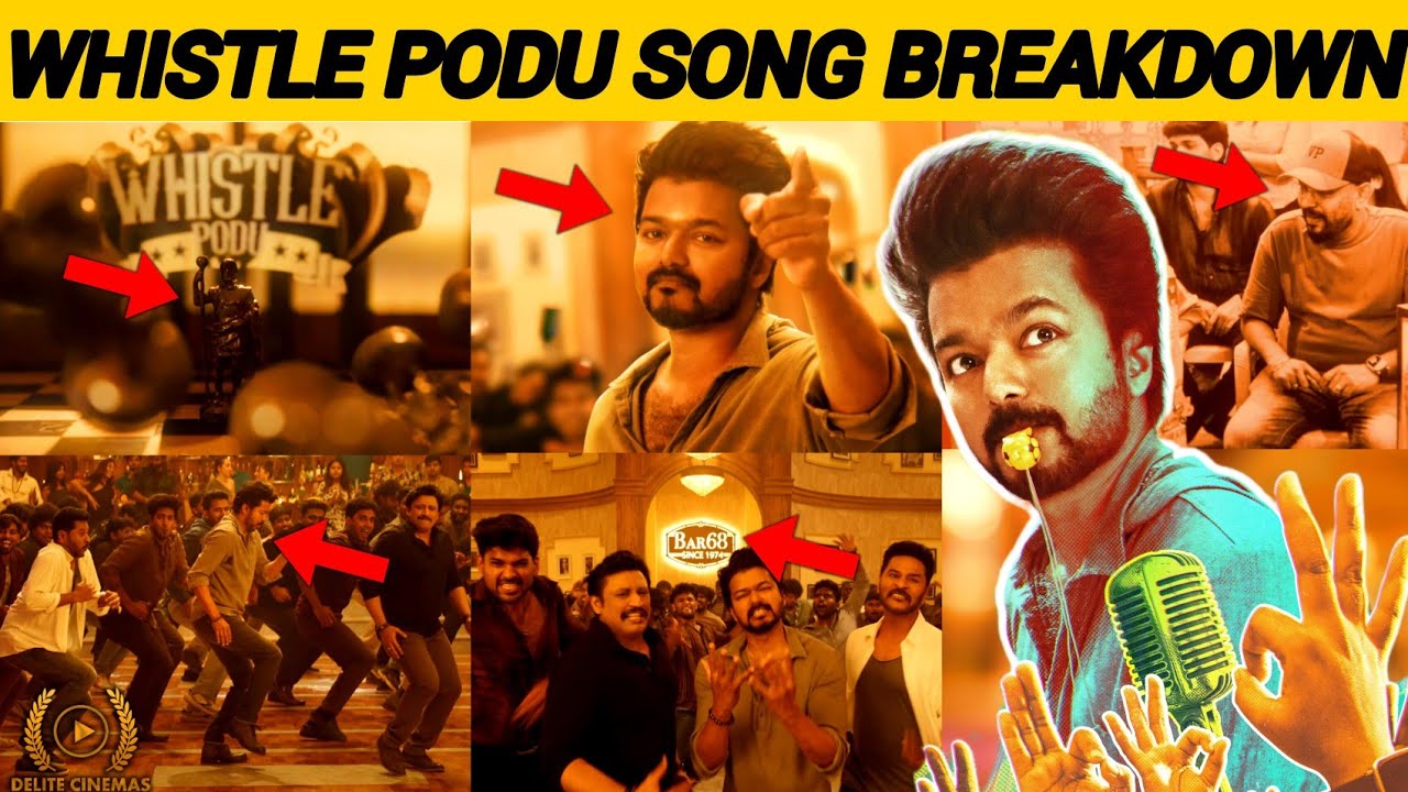 "G.O.A.T First Single Whistle Podu Song Breakdown"🔥l "Thalapathy Vijay ...