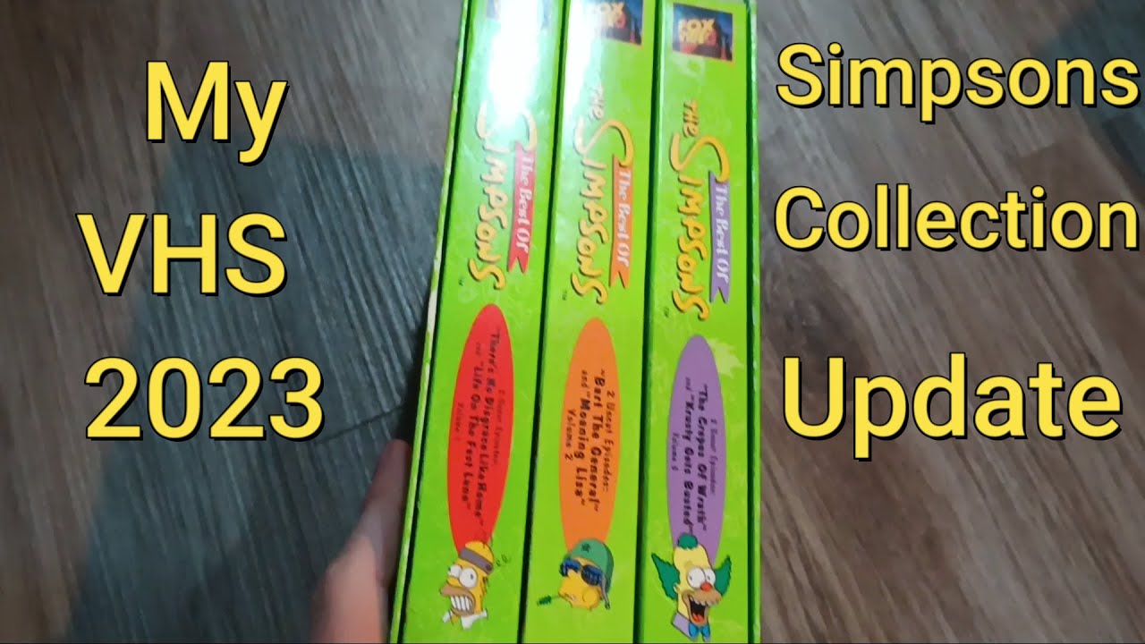 My The Simpsons VHS Collection 2023! - YouTube
