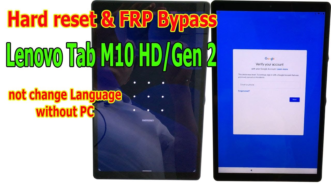 Lenovo Tab M10 HD Android 10 How To Hard Reset FRP Bypass Google Account Lock Bypass Without PC lenovo-tab-m10-hd-android-10-how-to-hard-reset-frp-bypass-google-account-lock-bypass-without-pc