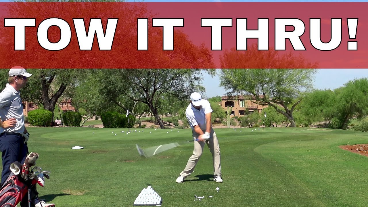 You have to TOW the GOLF CLUB through IMPACT, Collab with GOLFLETICS ...