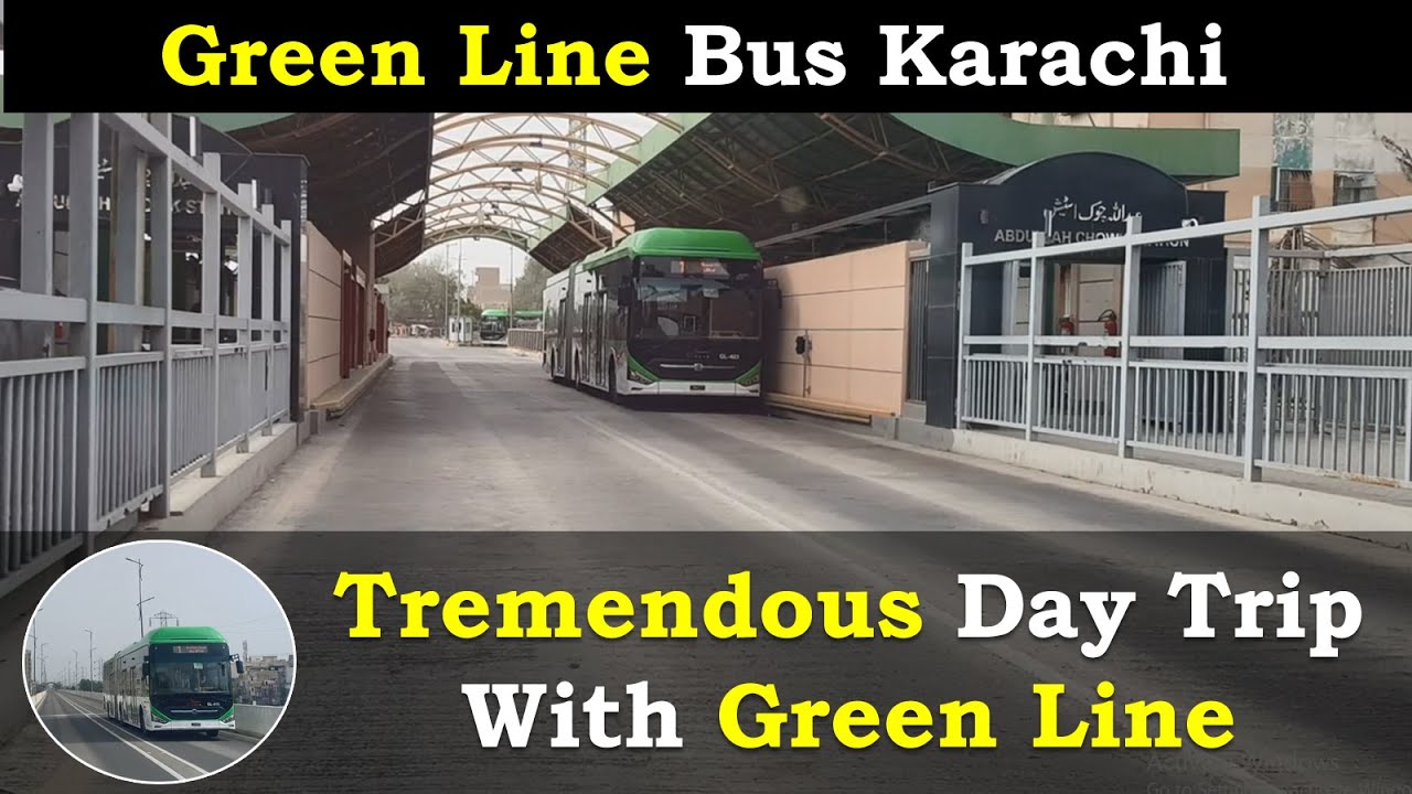 Karachi Green Line Bus tour | Tremendous Day Trip With Green Line Bus ...
