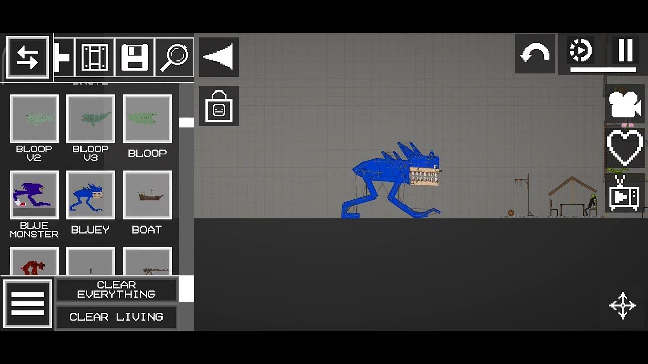 Bluey/Shin sonic in melon playground! - YouTube