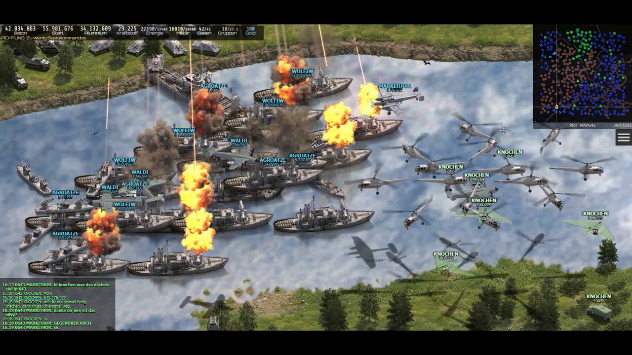 Panzer Rush [Browsergame] -116- Vierfachschlag - YouTube