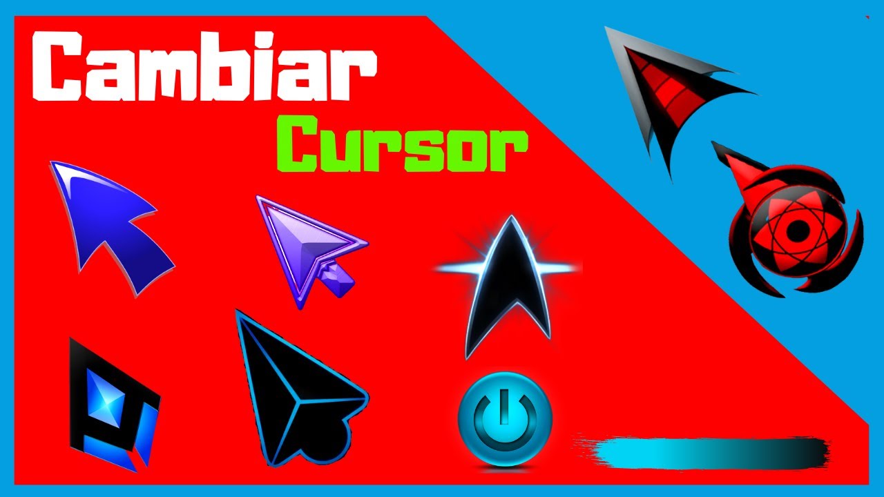 Como Cambiar el Cursor o Puntero en Windows 11/10/8/7 | Pack Completo de cursores - YouTube