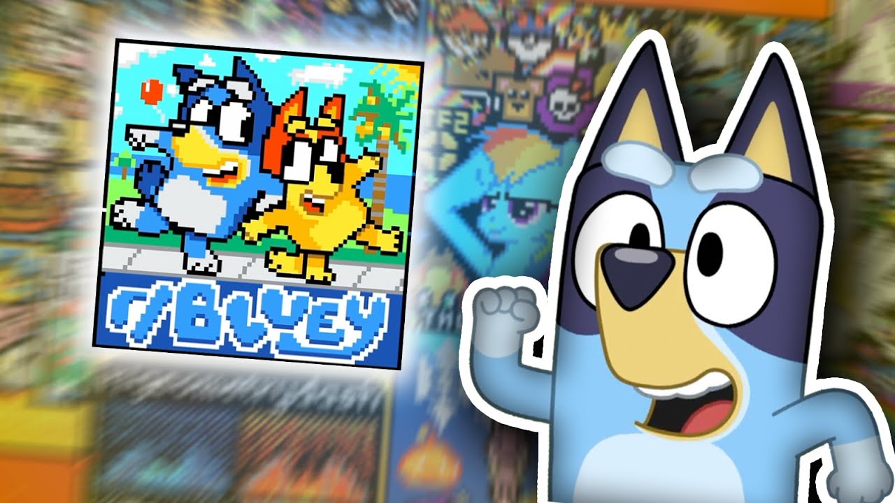 Bluey's Big Empire: The Return of Bluey on r/Place (Feat. Pugly) - YouTube