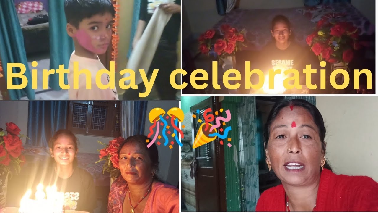 Birthday celebration🎊//Birthdayparty🥳🎉//Deepa Devi vlog // - YouTube