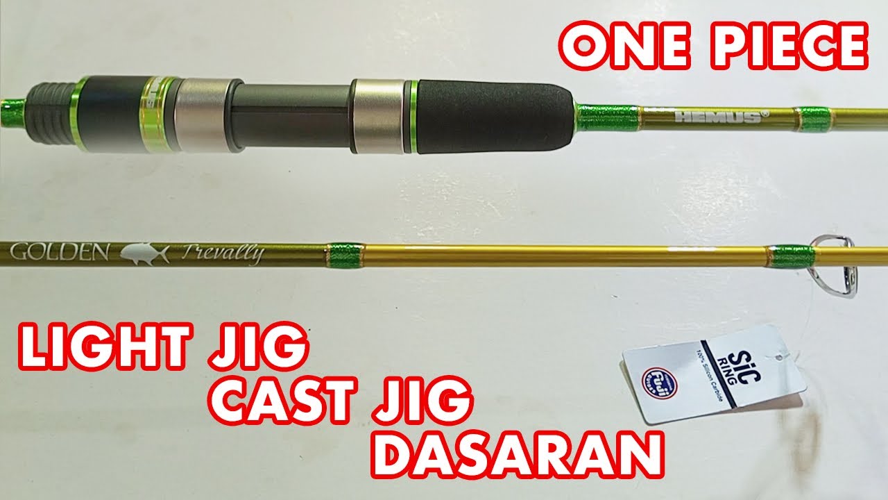 Hemus Golden Trevally Joran One Piece Kuat & Sangat Ringan - YouTube
